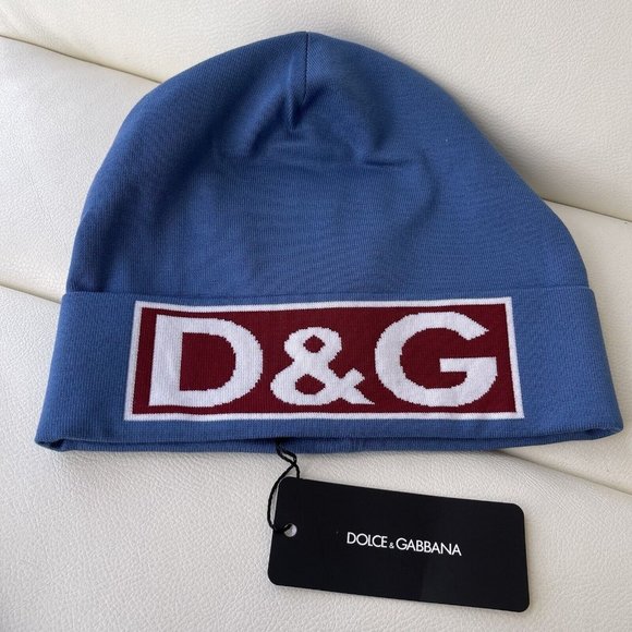 Dolce & Gabbana | Accessories | Nwt Dolce Gabbana Blue Logo Embroidery ...